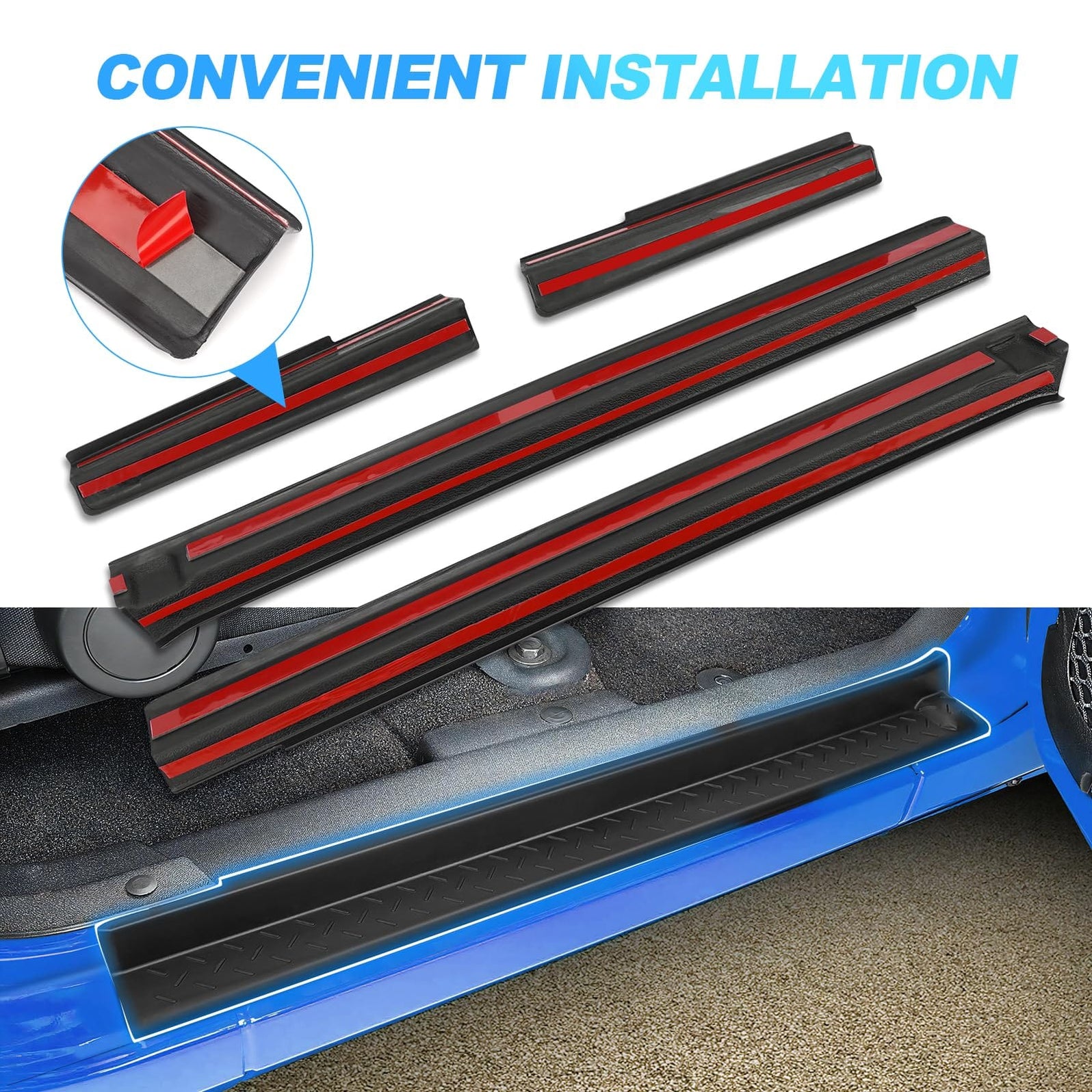 Suparee Jeep Wrangler Door Sill Guards for 2007-2018 JK JKU — SUPAREE