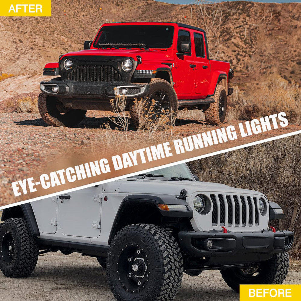 Jeep Sequential LED Turn Signal & Park Lights for JL JLU JT — SUPAREE