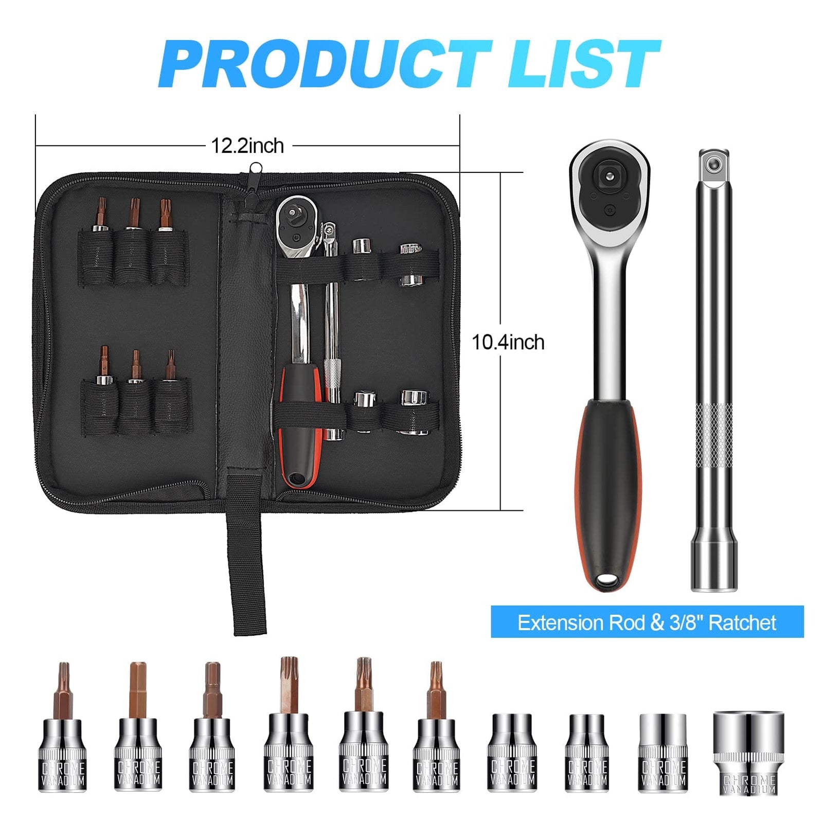 SUPAREE Ford Bronco Removal Tool Kit Torx Tools Set for 2021-2023