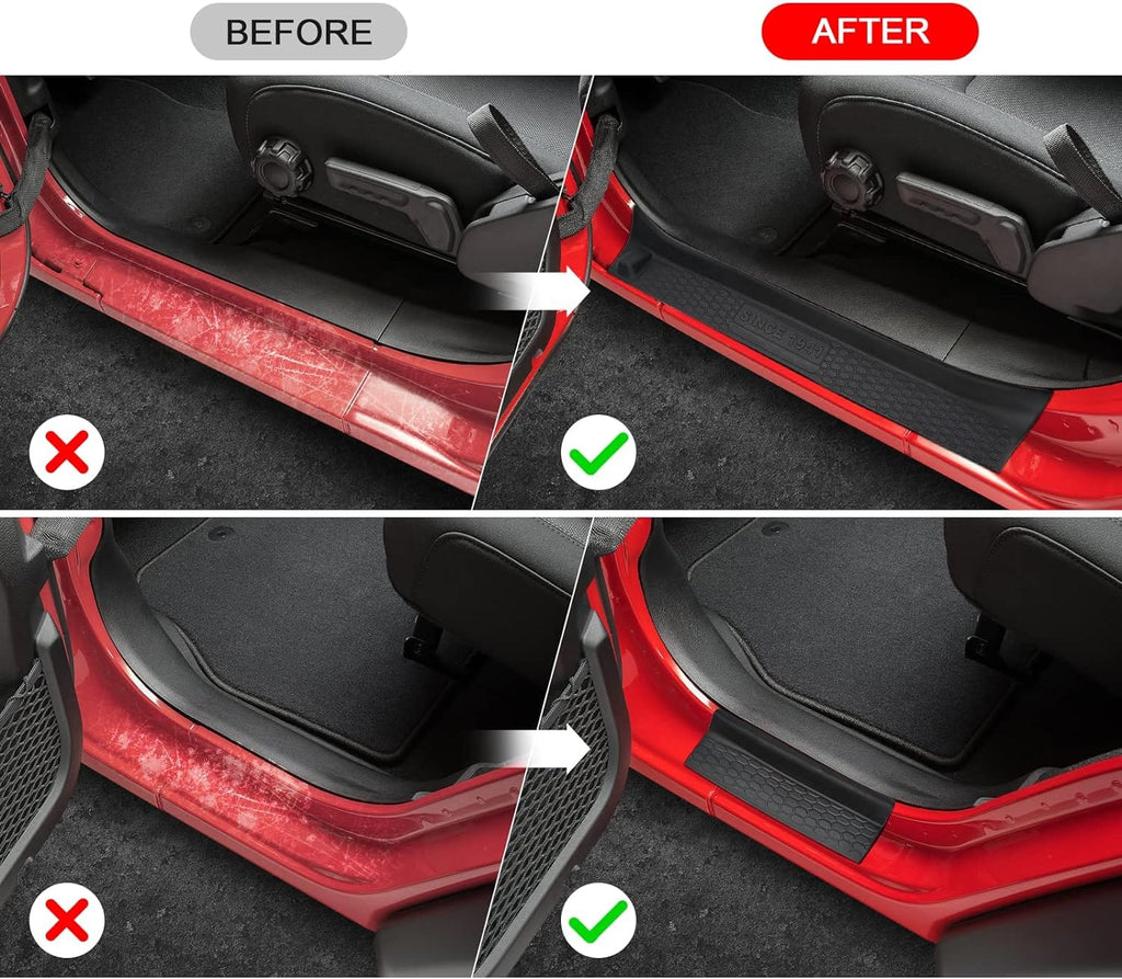 Suparee Jeep Door Sill Guards Kit with "1941" for 2018+ JL JLU JT 4 ...