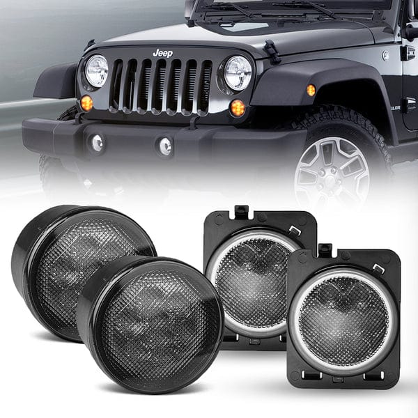Suparee Jeep Wrangler JK LED Turn Signals & Side Marker Lights Kits ...