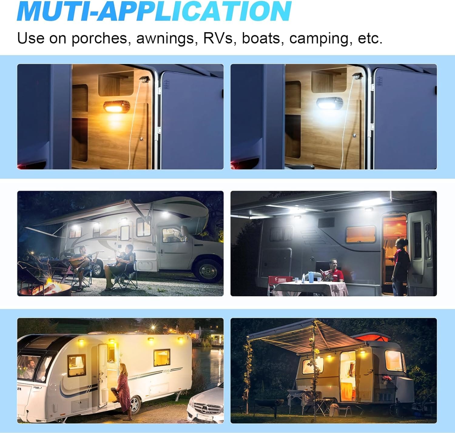 RVs & Campers Cougar Half - Ton Camper RV Trailer Decals 1PC OEM New ...