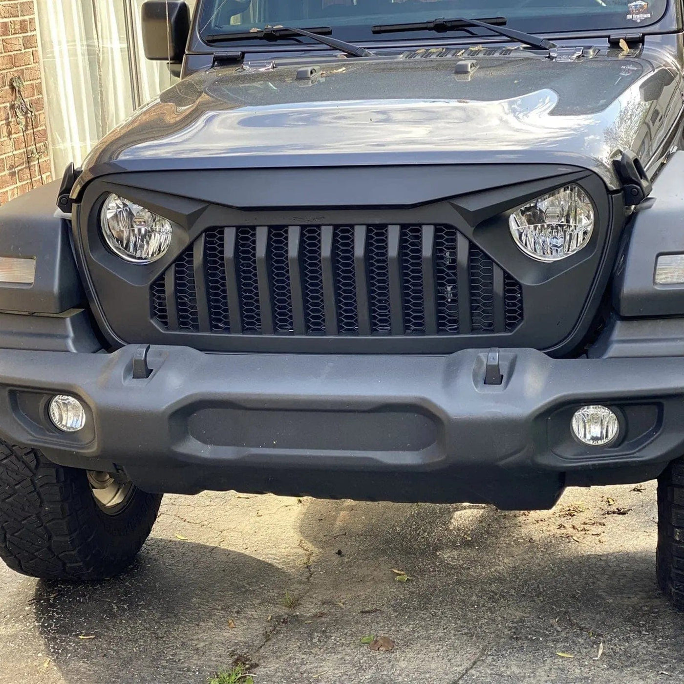 Suparee Jeep Wrangler Grille Angry Eyes