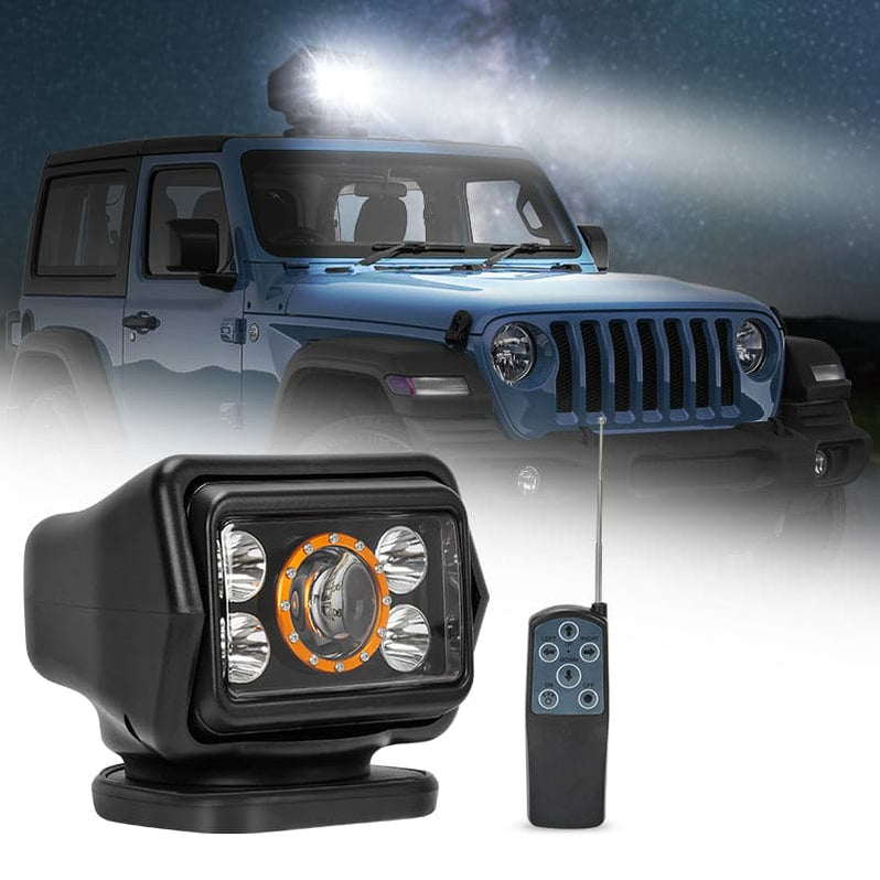 Ultra Power 60W 360º LED Rotating Remote Control spotlight work light ...