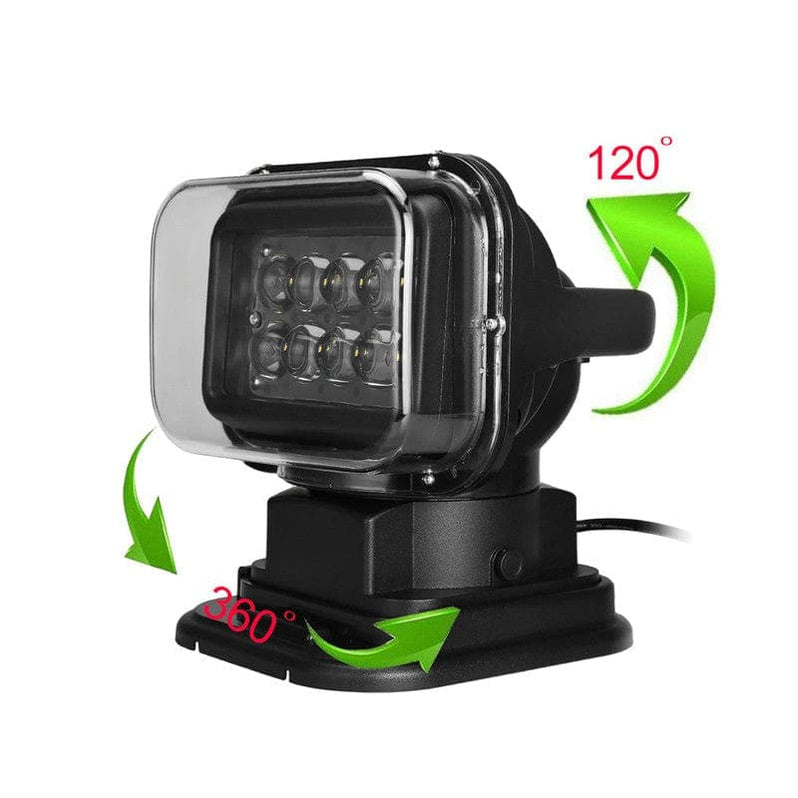 Search Light 360 Rotating 50W Led Remote Control Spot Light For Off ...